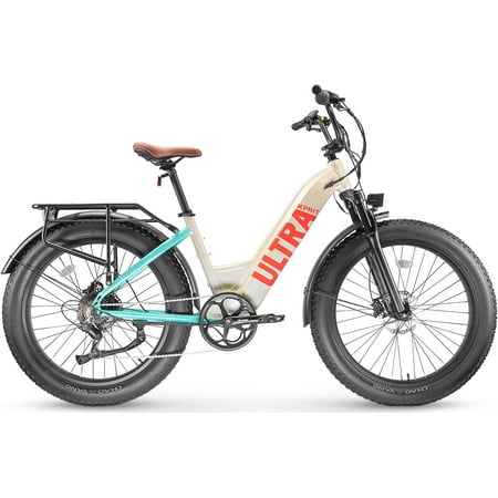 HONE Urban Ultra Electric Bike (500W Motor, 48V/16Ah Battery, 28mph Top ...