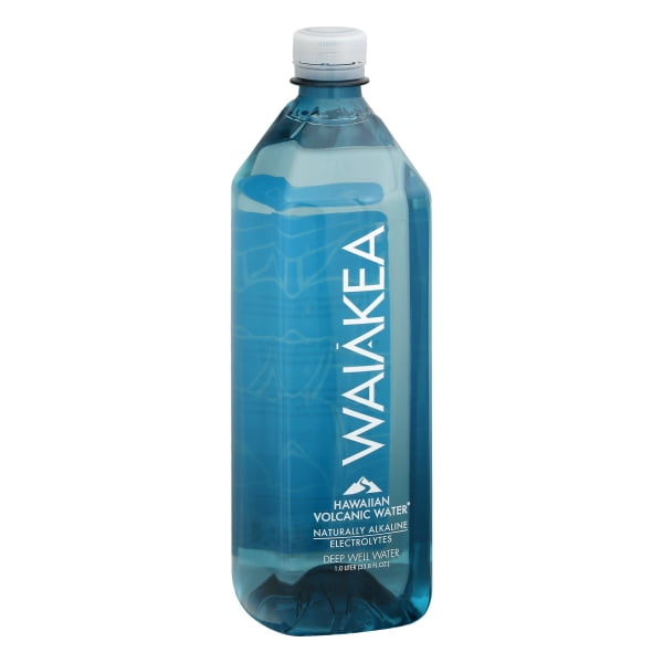 Waiakea Hawaiian Volcanic Water, 1 Liter Bottle - Walmart.com - Walmart.com