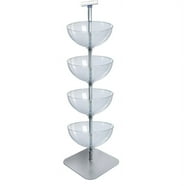 5 Tier Candy Counter Display Rack in Black - 15 W x 9 D x 21 H Inches ...
