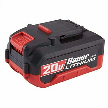 BAUER 20V 5 Ah High-Capacity Lithium-Ion Battery (2 Pack) - Walmart.com