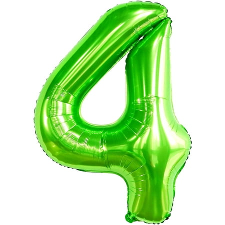 Giant Light Green 5 Balloon Number - 40 Inch | Light Green 5 Birthday ...