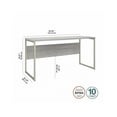 Free Shipping! Hybrid 60W x 24D Computer Table Desk in Platinum Gray ...