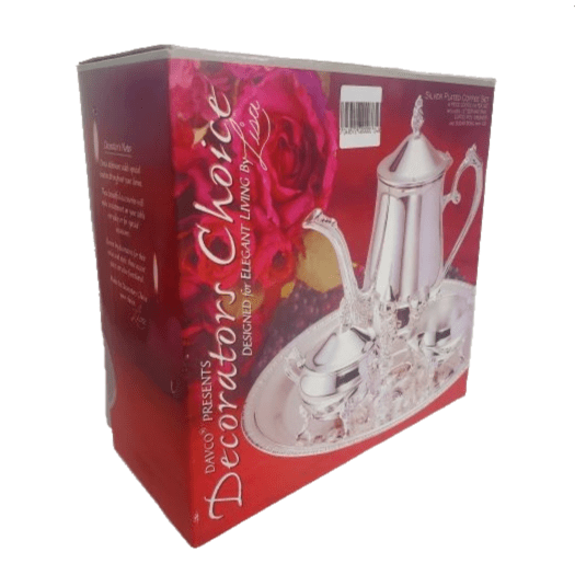 Coffee Set Davco Silver, LTD. Silver Plated Four Piece #6001 - Walmart.com