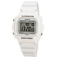 Casio Men's Digital Illuminator Sport Watch, White Resin F108WHC-7BCF ...