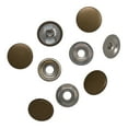 Dritz Heavy Duty Snap Kit 7 Count Antique Brass Durable Fasteners for ...