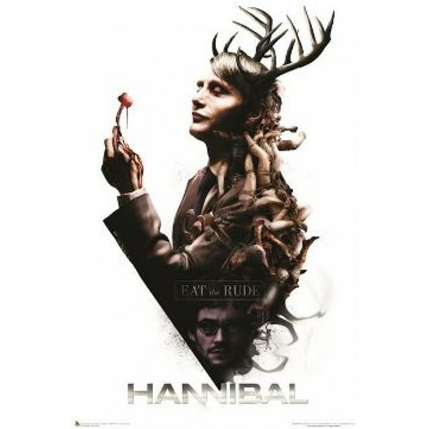 Hannibal - Eat The Rude Laminated Poster (24 X 36) - Walmart.com ...