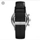 Emporio Armani Men's Chronograph Classic Black Leather Strap Analog ...