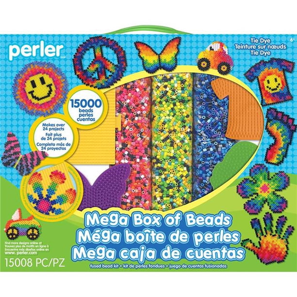 Perler Mega Fused Bead Kit, Tie Dye - Walmart.com