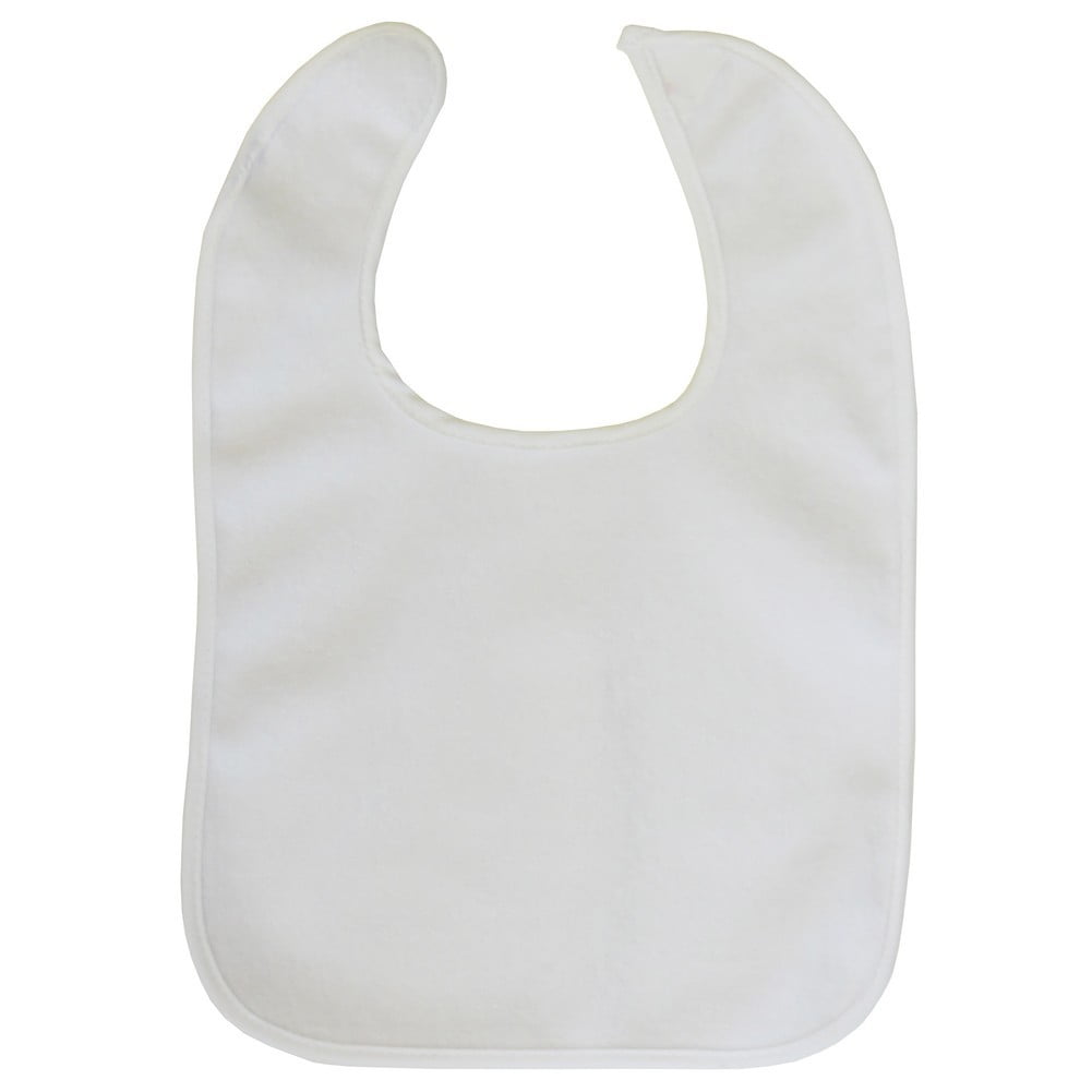Bambini Baby Unisex White 2-Ply Terry Rubber Backing Full-Size Infant ...