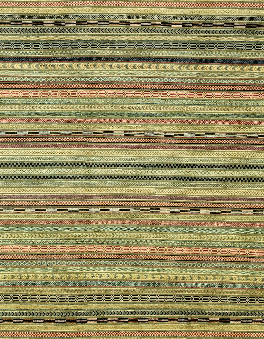 Ahgly Company Machine Washable Indoor Rectangle Abstract Metallic Gold ...