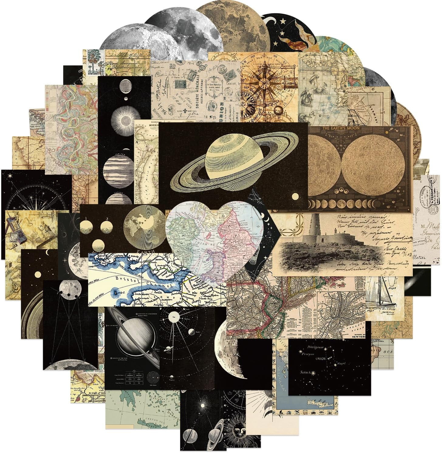 SHILIU-World Map Stickers 50 Pack Laptop Stickers,Vinyl Waterproof ...