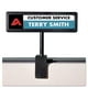 Advantus People Pointer Cubicle Sign, Plastic, 8.5 X 2, Black - Walmart.com