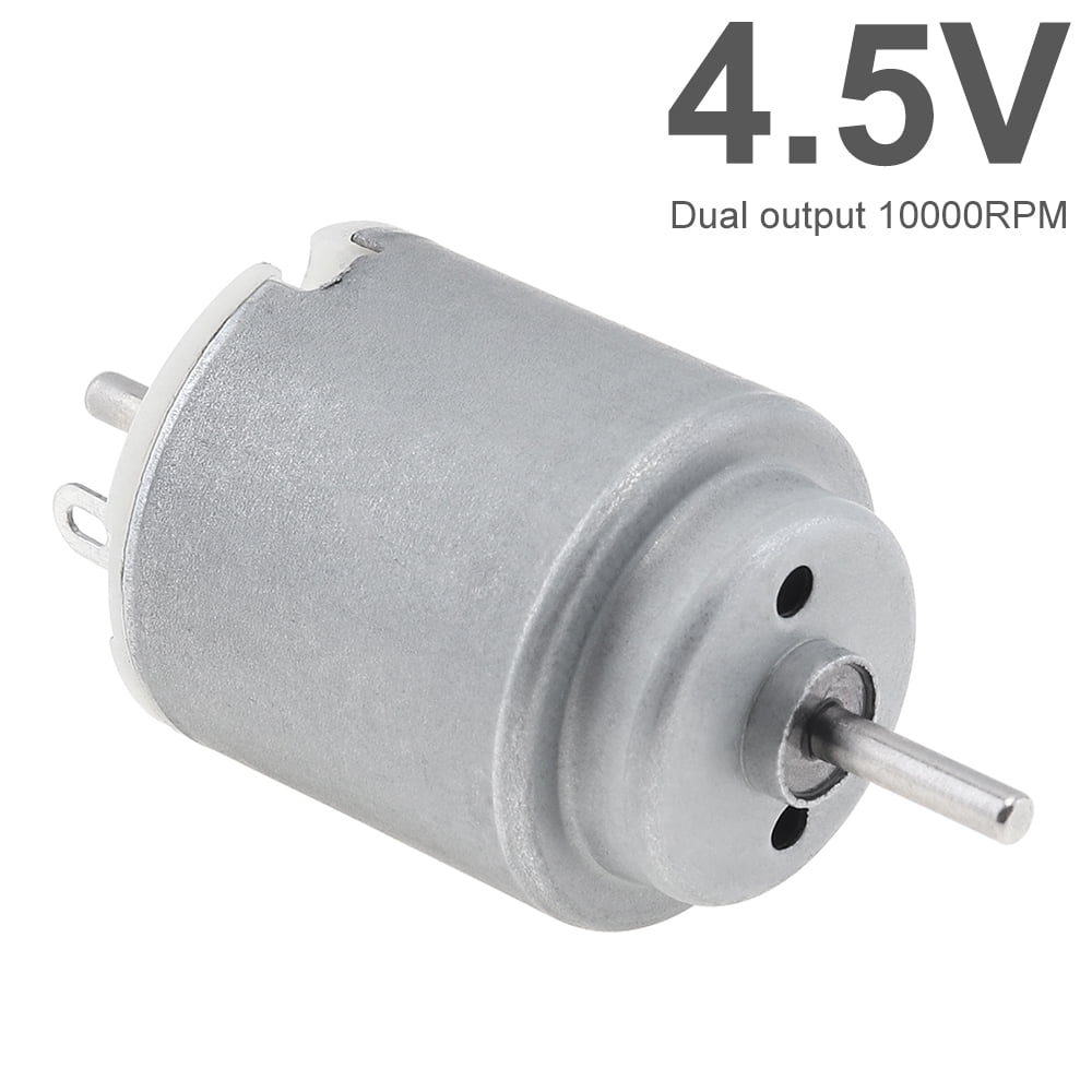 R140 Double Shaft Output DC Motor 4.5V 10000RPM High Speed Micro Motor ...