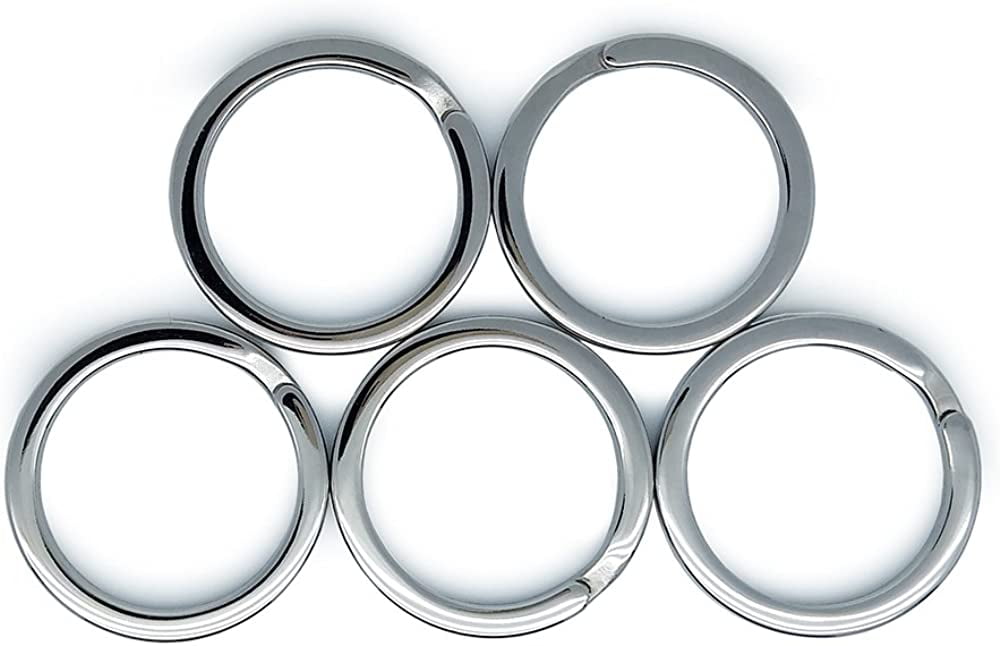 Stainless Steel Diameter 13mm - 32mm Split Key Ring Key Chain Connector ...