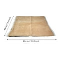 Cat Bed Cat Dog Mat 37 x 25 inch Extra Warm Thermal Pet Pad for Indoor ...