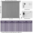 Outdoor Patio Shades Roll Up Blind 5' W x 6' H Cordless Sun Shade ...