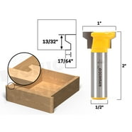 Roundover 2 Bit Junior Rail and Stile Router Bit Set - 1/2" Shank ...