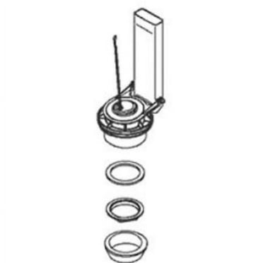 Kohler Flush Valve Kit for Wellworth/Highline Toilets, 2 In. Flapper ...