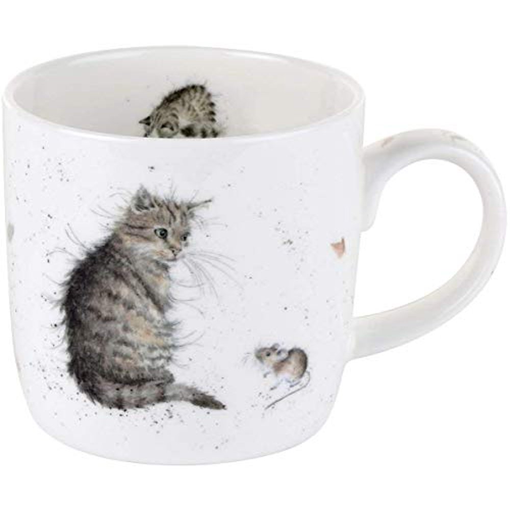 Royal Worcester Wrendale Designs Mug - Cat and Mouse, 11 oz - Walmart ...