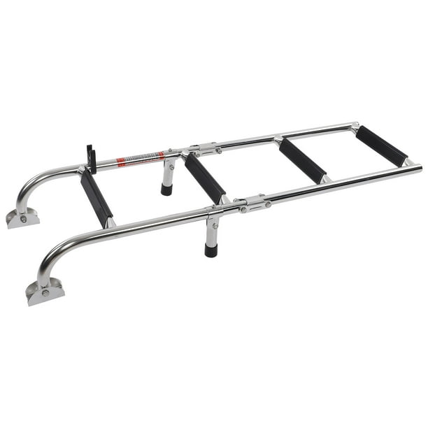 Boat Folding 4 Steps Ladder, Ergonomic Pontoon Removable Ladder Stern ...