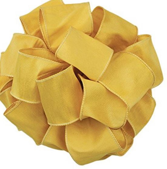 Offray 2.25" Luxe Light Gold Ribbon, 1 Each - Walmart.com