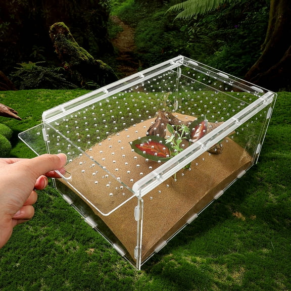 REPTIZOO 40 Gallon PVC Reptile Enclosure, 36x18x18 Reptile Terrariums ...