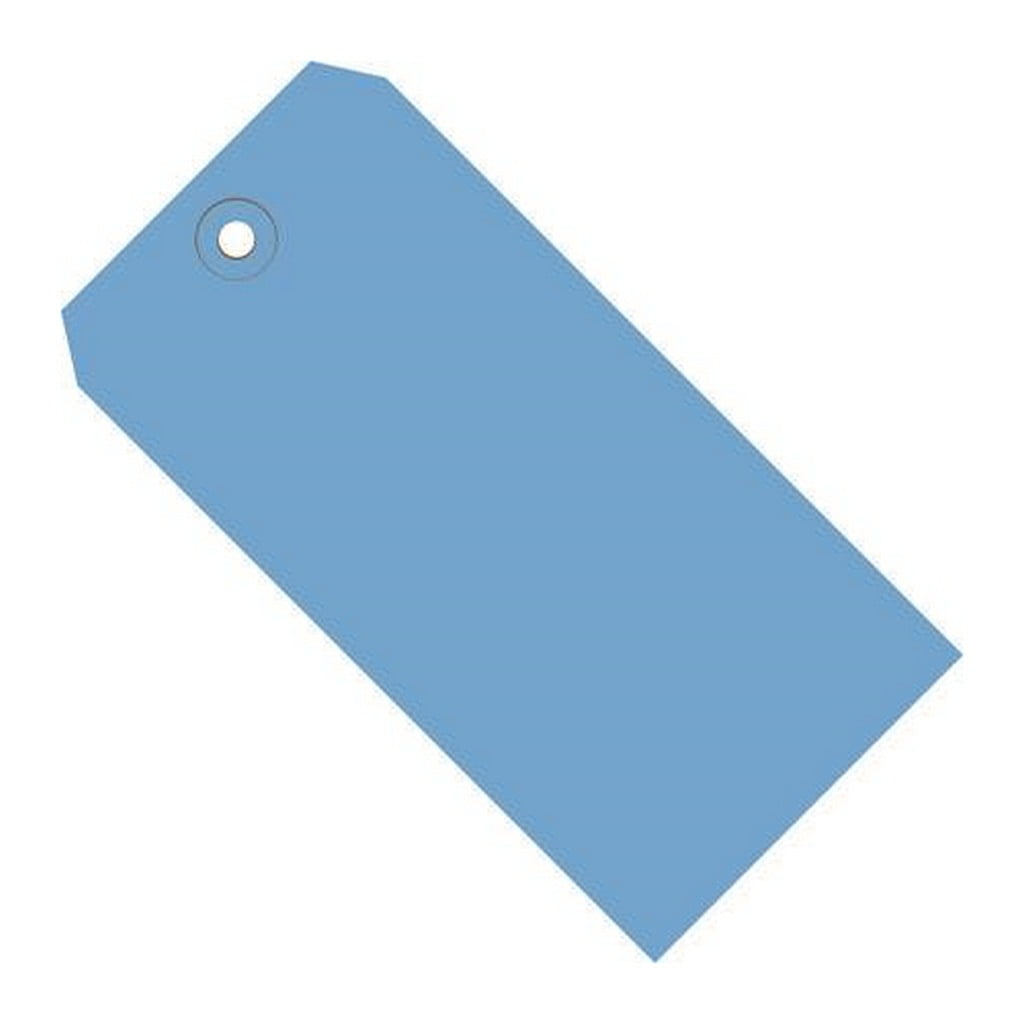 Colored Tags Dark Blue 3 3/4" X 1 7/8" (1000 Per/Case) - Walmart.com