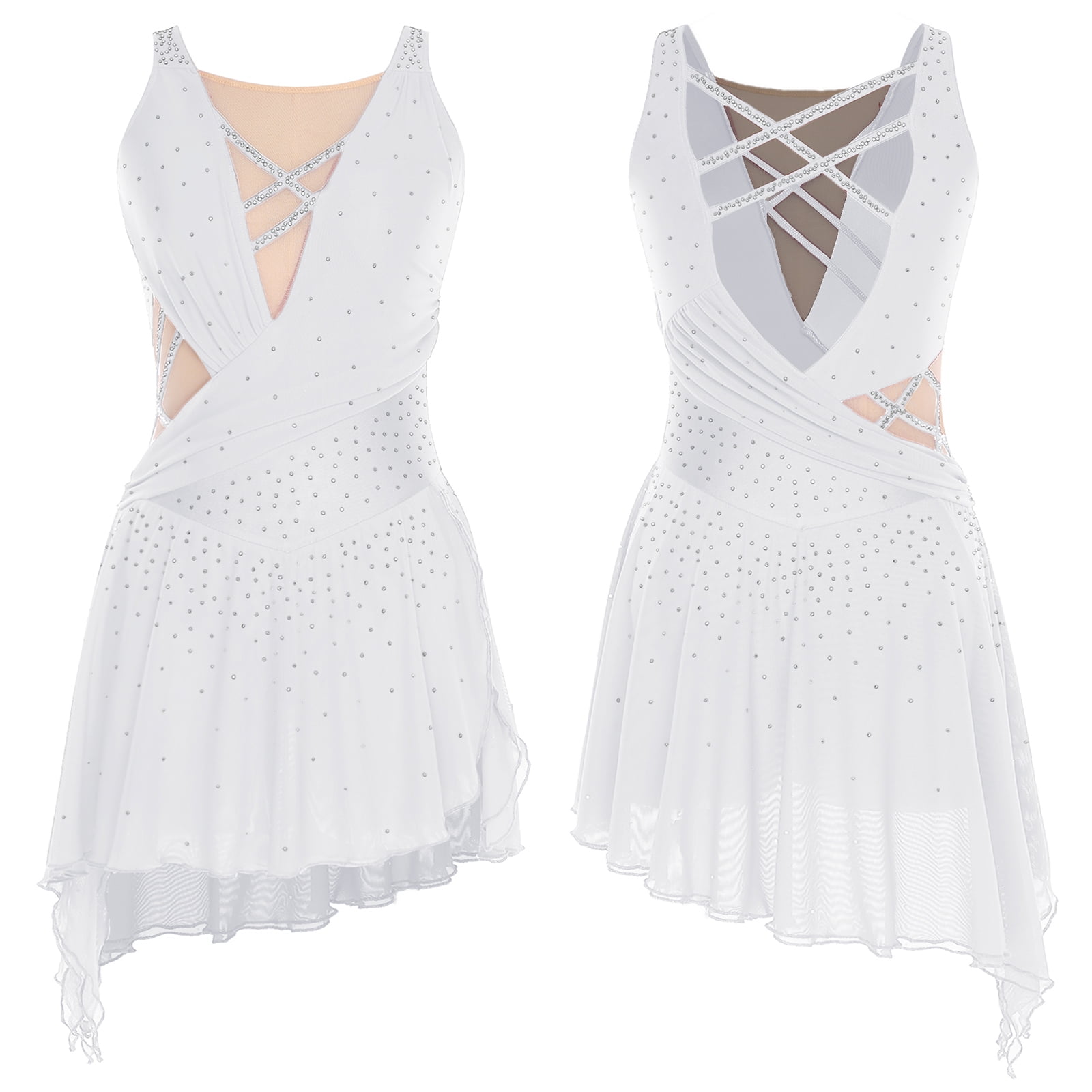 Click here for Yizyif Womens Lyrical Ballet Dance Costume Sleevel... prices