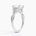 DAZZLE Jewel 14K White Gold Plated Rings - 2 Ct VVS1/D Asscher Cut ...