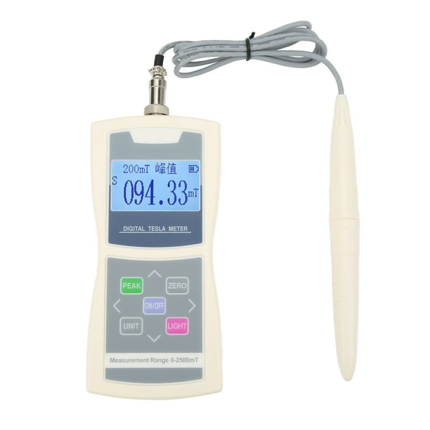 Magnetic Flux Density Tester,Digital Magnetic Field Detector Portable ...