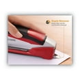 Inpower Spring-Powered Premium Desktop Stapler, 28-Sheet Capacity, Red ...