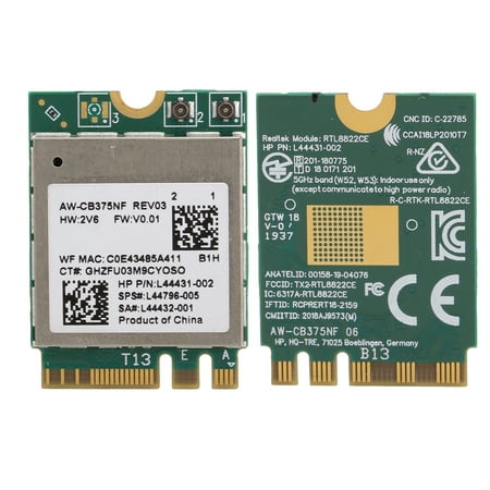 ESTINK Wifi Module 2.4/5.0GHz 5.0 M.2 NGFF Wireless Card 802.11a/b/g/n ...