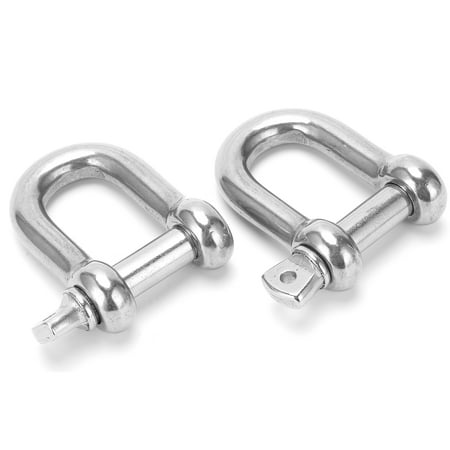 Cergrey 2pcs M16 Screw Pin Anchor Shackle 304 Stainless Steel Heavy ...