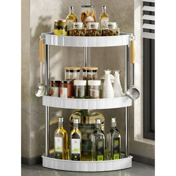 3 Tier Kitchen Seasoning Organizer Space Saving Spice Rack Organizer ...