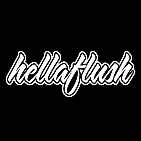 Hellaflush Logo Sticker