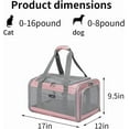 Airline Approved Pet Carrier for Cats and Small Dogs, Breathable and ...