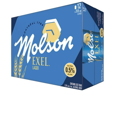 Molson Exel 0.5 % Non Alcohol Beer - Walmart.ca