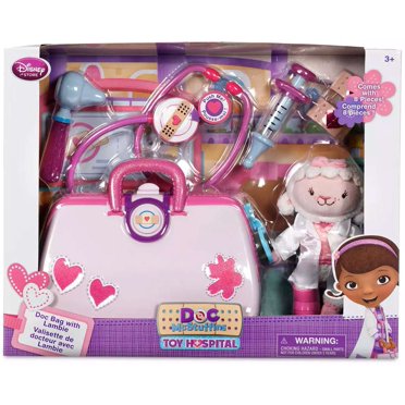 Disney Doc McStuffins Medical Toys Set: Doctor's Bag with Light-up ...