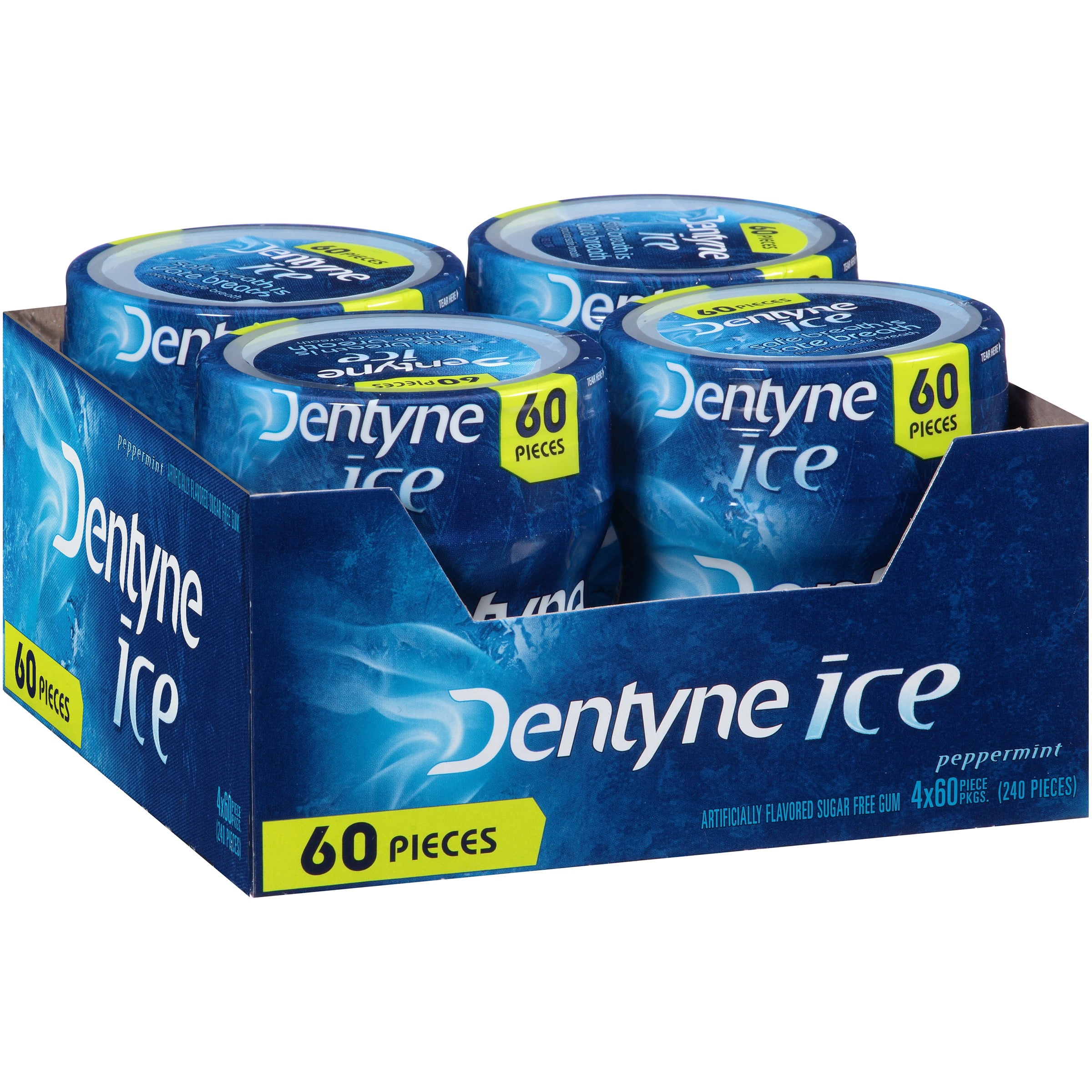 Dentyne Ice Peppermint, go cup, 60 pieces - Walmart.com