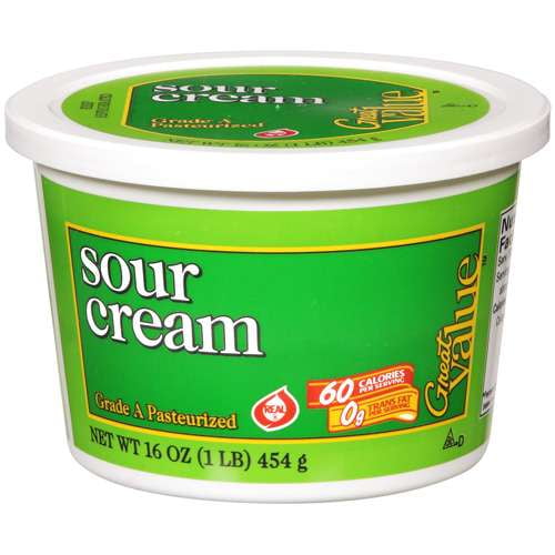Great Value Gv Sour Cream 16 Oz - Walmart.com