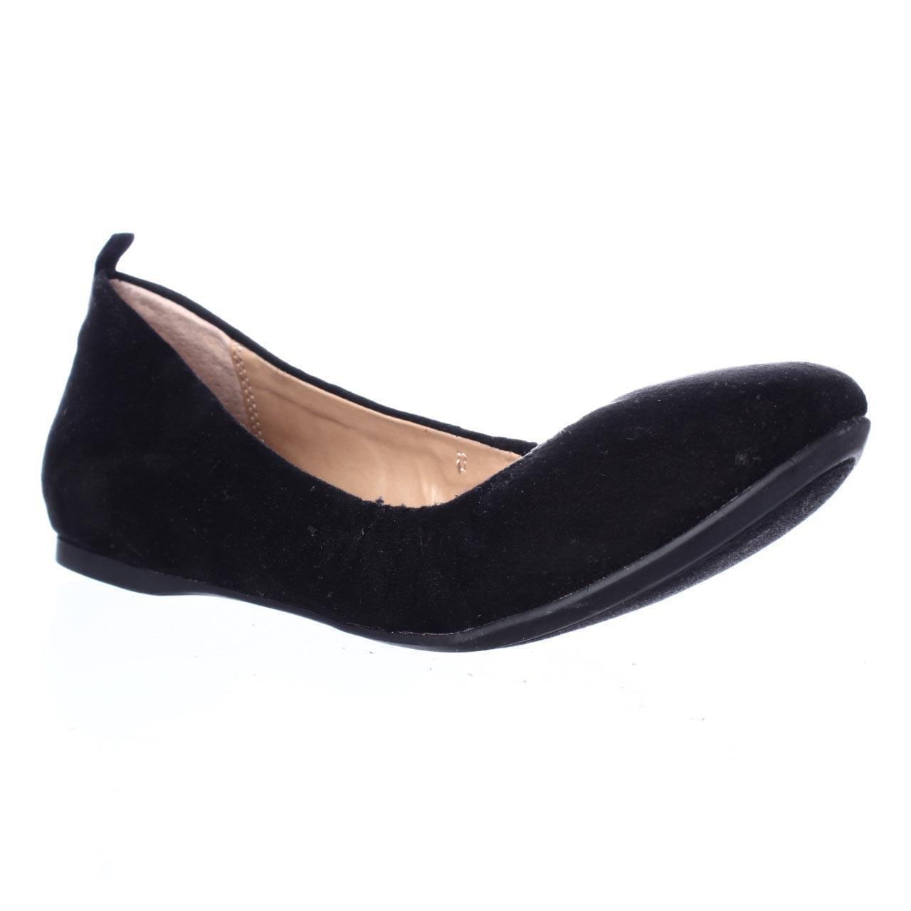 SC35 - Womens SC35 Vinniee Stretch Round-Toe Ballet Flats, Black ...