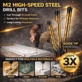 50 Pcs Drywall Rotor Tips 5/32" Drywall Router Drill Bits HSS ...