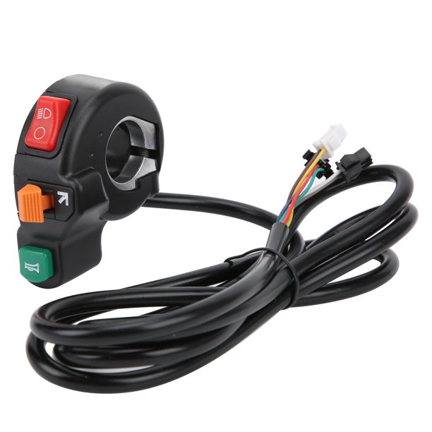 Bike Handlebar Switch, 3 In 1 Motorcycle Electric Bike Switch For Horn ...