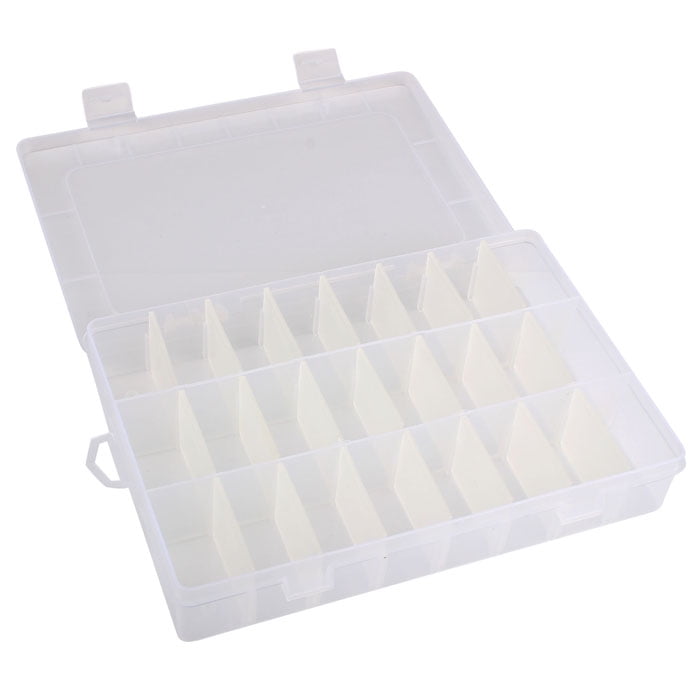 Click here for Dptalr Adjustable 24 Compartment Plastic Storage B... prices