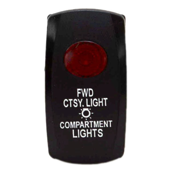 Ranger Boat Rocker Switch | Carling 12 Volt Courtesy Compartment Lights ...