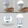 Emergency LED Light Bulbs, Epicgadget 4 Pack 12W White Magical ...