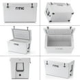 RTIC 110 QT Ultra-Tough Rotomolded Hard-Sided Ice Chest Cooler, White ...