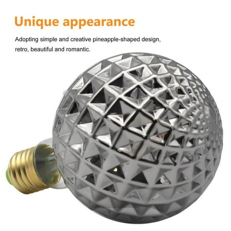 Pineapple-shaped Light Bulb 4W 320LM Household Lamp Bulb 360-degree ...