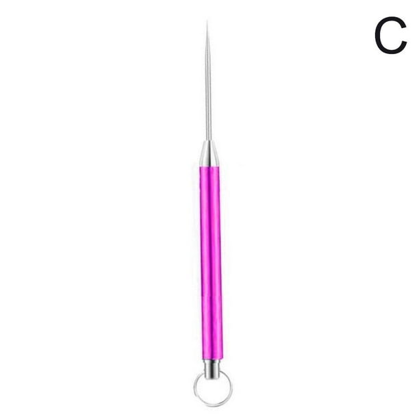 Titanium Telescopic Alloy Toothpick Metal Fruit Toothpick Keychain SALE ...