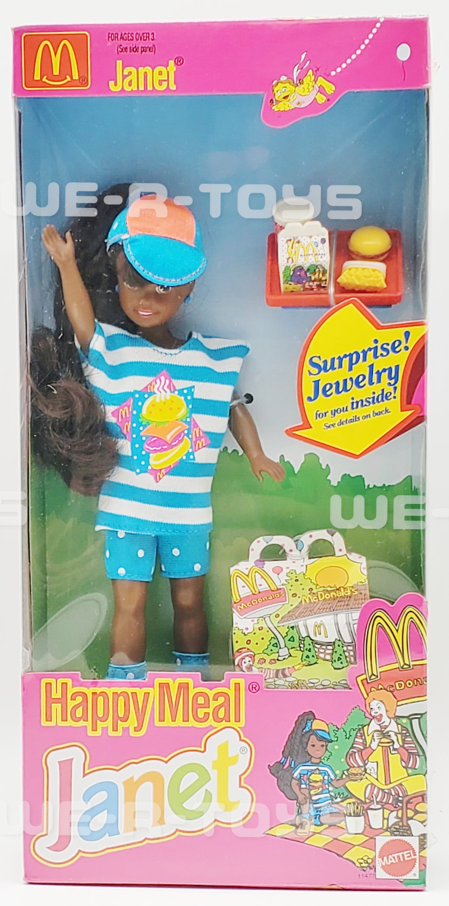 Happy Meal Janet Doll Friend of Stacie Barbie #11477 1993 Mattel ...